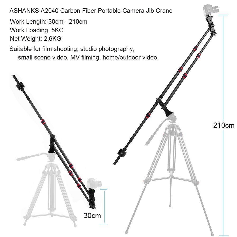 2021 Carbon Fiber MINI Jib Crane Portable Jib Arm For Photography ...