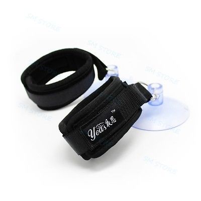 Bondage Shower Floor Door Sucker Pads Cup Handcuff Wrist Ankle Cuffs ...