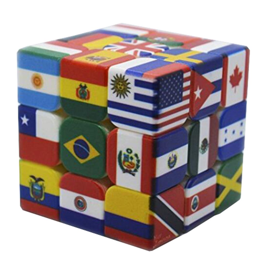 Upgraded National Flag Cube 3x3x3 Personalized UV Printed UK US Canada ...