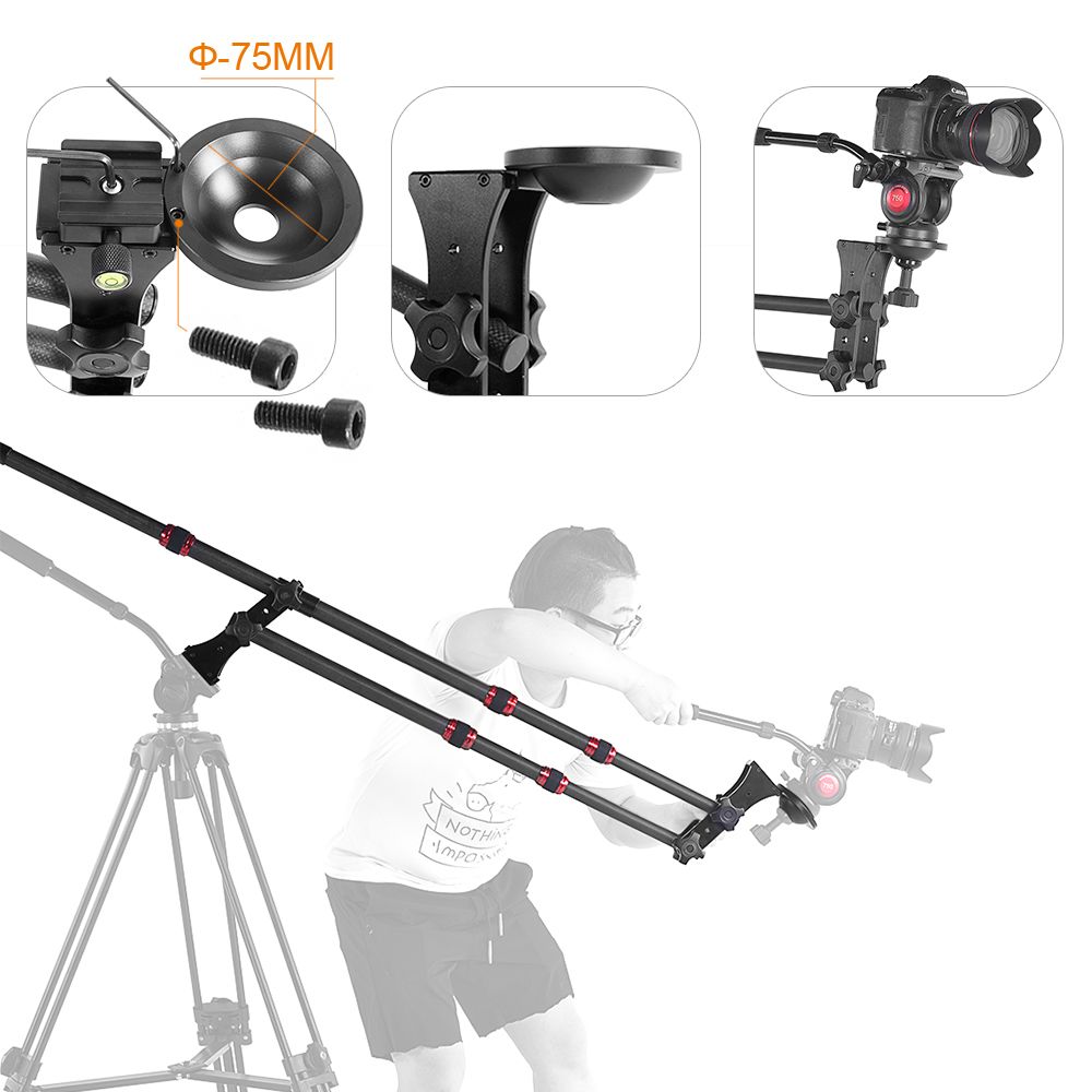 2022 Carbon Fiber MINI Jib Crane Portable Jib Arm For Photography ...