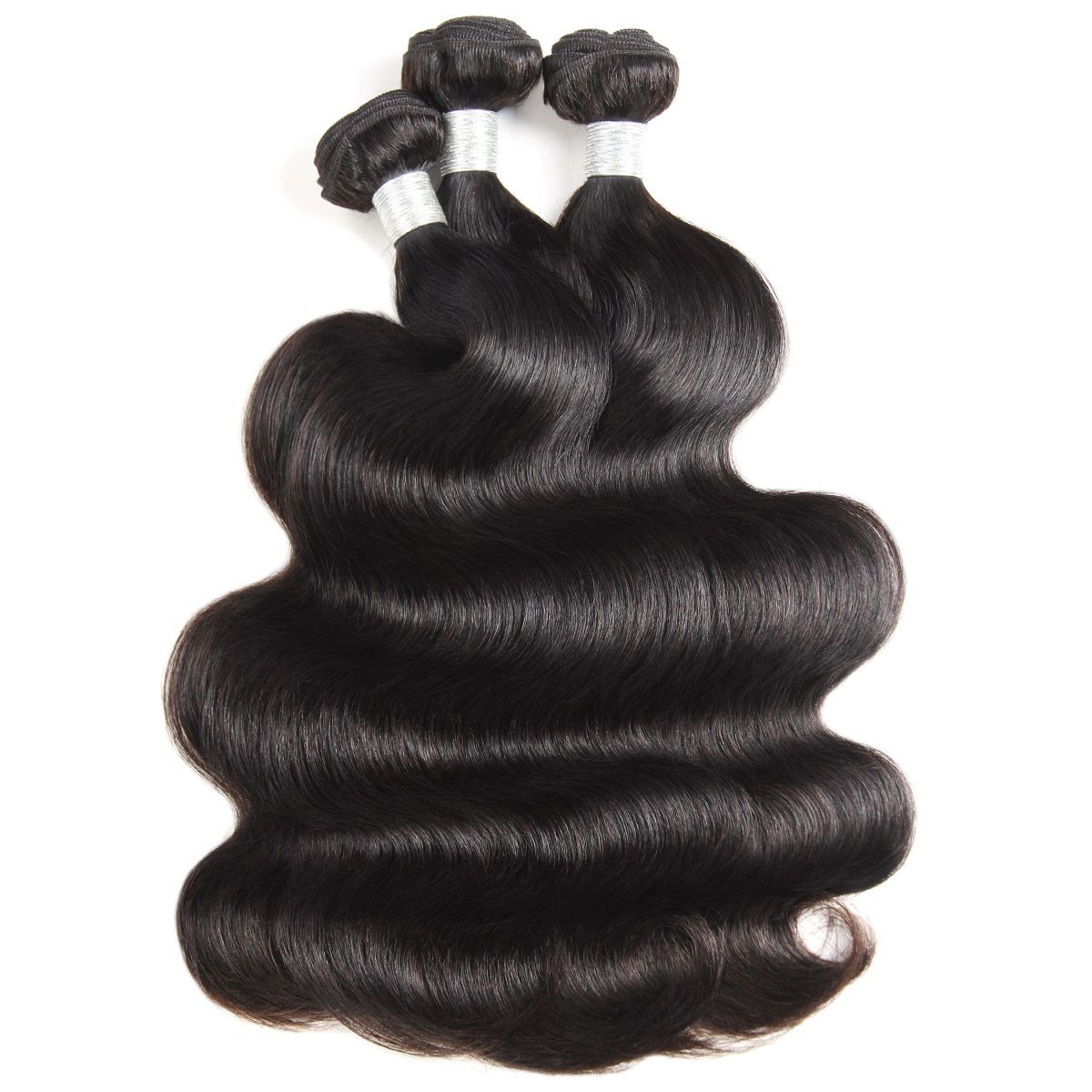 Ishow 12A Loose Wave Raw Human Hair Extensions 3/4 Bundles Kinky Curly ...