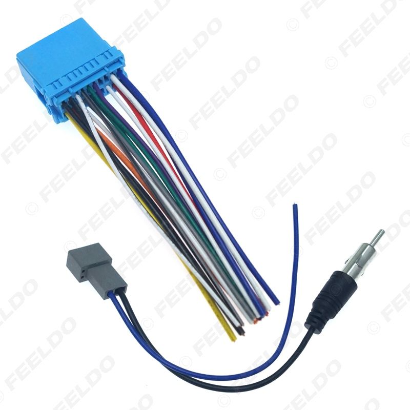 Car Radio Cable 16pin Power Wiring Harness Android