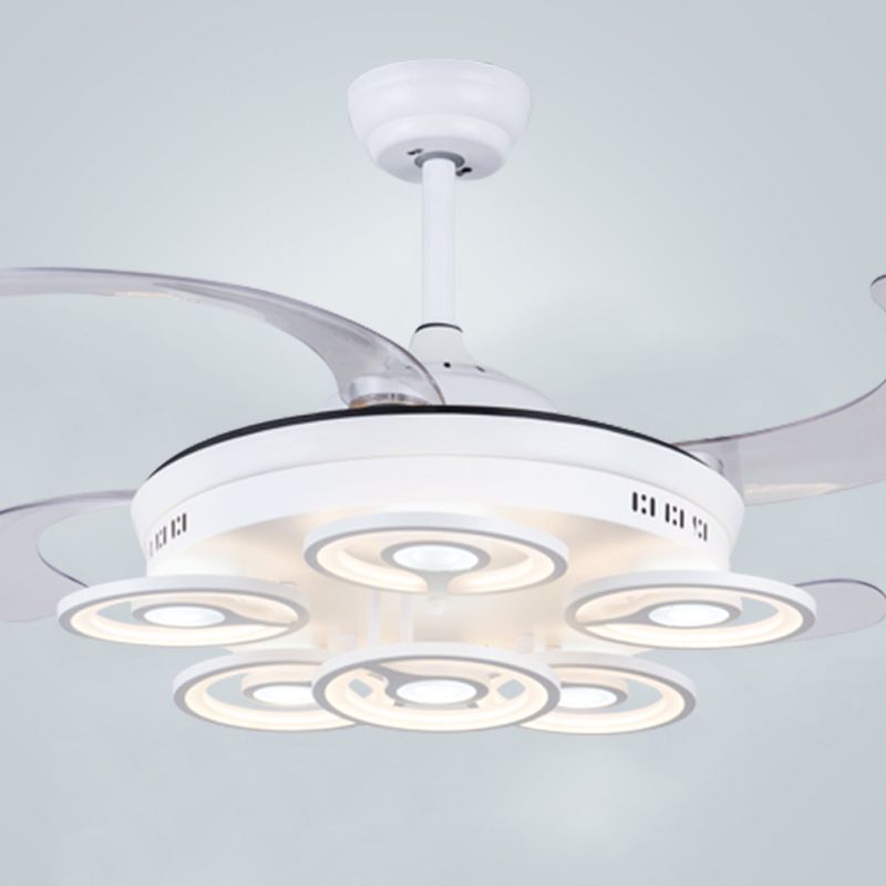 Invisible Ceiling Fan Light LED Chandelier Ceiling Lamp Modern ...