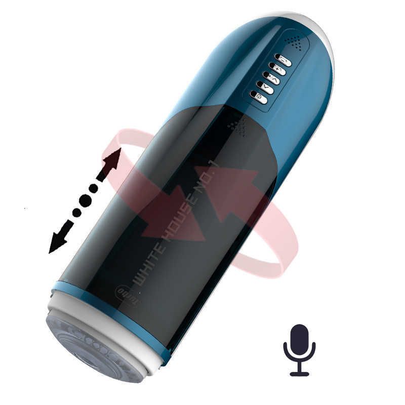 Leten Automatic Telescopic Rotation Male Masturbator Piston Thrusting