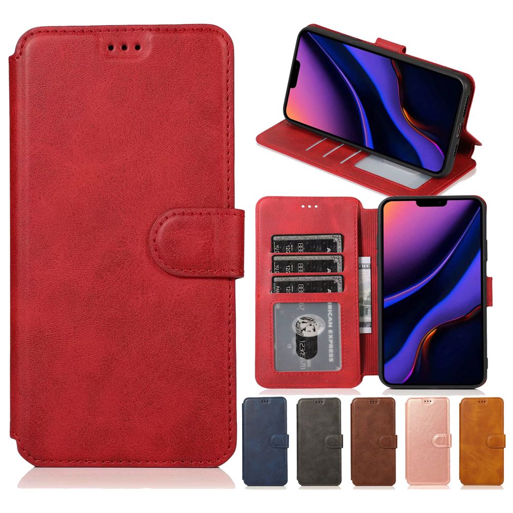 Sale Top Quality Solid Color PU Leather Phone Case For IPhone 11 Pro X ...