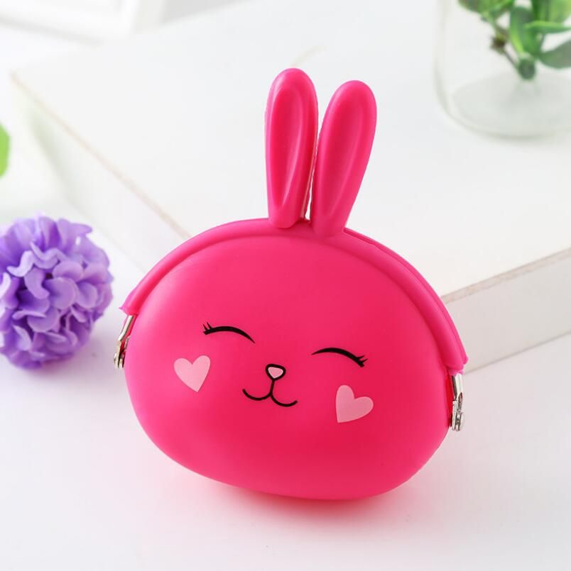 Silicone Coin Purse Cute Cartoon Rabbit Coin Purse Women Girls Small ...
