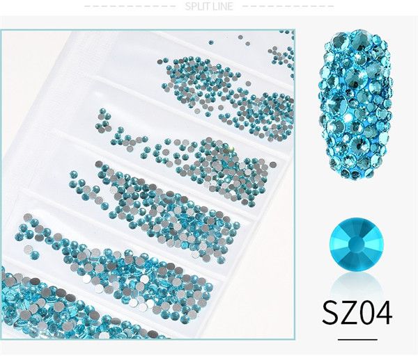 NA007 Shiny Crystal Nail Art Rhinestones Decorashion Diamond For Nail ...