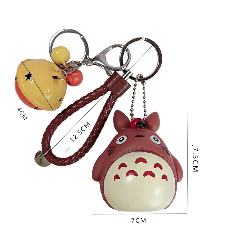 New Cartoon My Neighbor Totoro Keychain Totoro Vocalization Doll ...