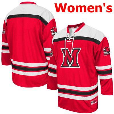 NCAA Miami University RedHawks Hockey Jerseys Womens Gordie Green ...