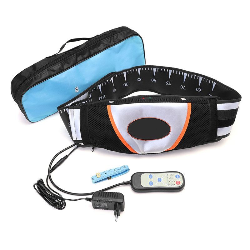 Vibrating Slimming Massage Belt Electric Pulses Shape Abdominal Stomach Muscle Stimulator Fat