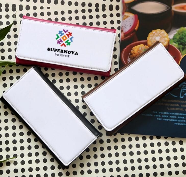 Sublimation 3 Foldable Long Wallet With Magnetic Closure With Zipper ...