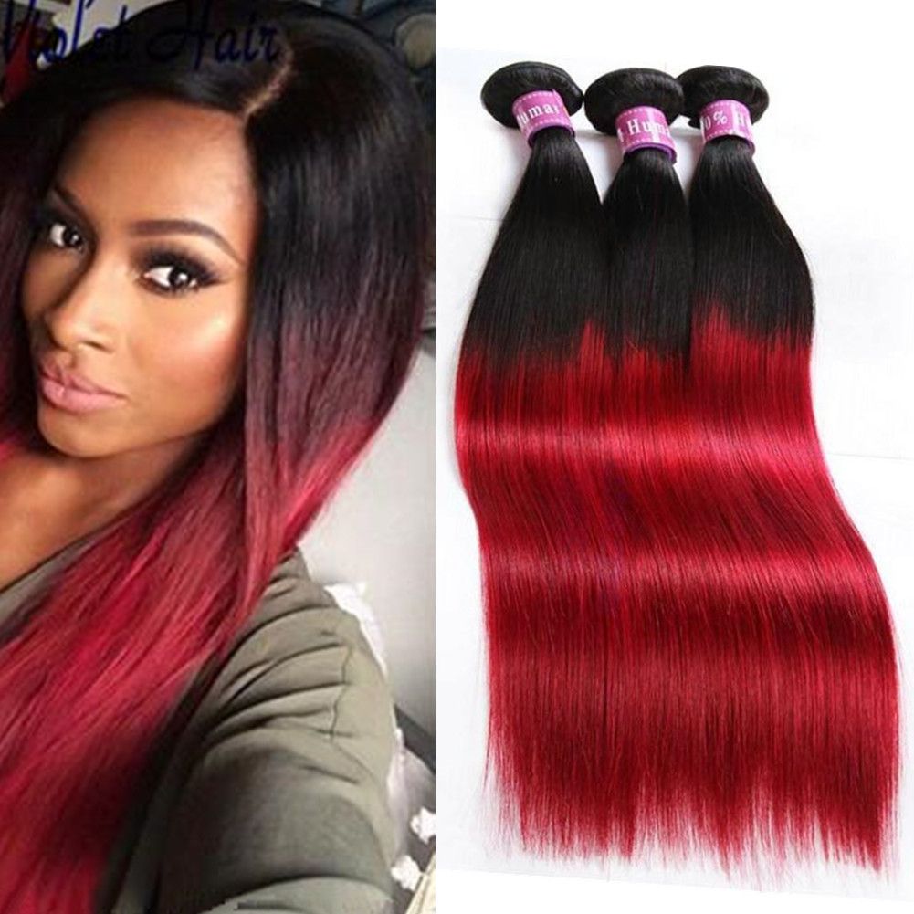 Ombre Red Weave Hairstyles