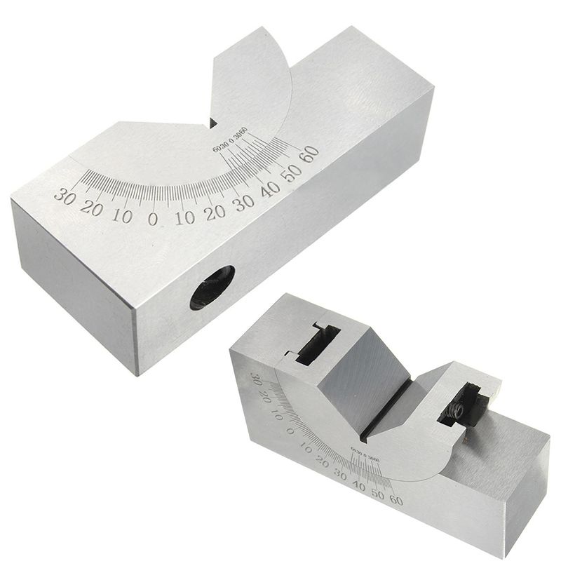 High Precision Angle V Block 0 To 60 Degree Adjustable Micro Angle ...