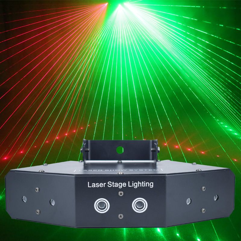 RGB 6 Lens Scan Laser Light/Linear Beam Effect Scanning Laser Light ...
