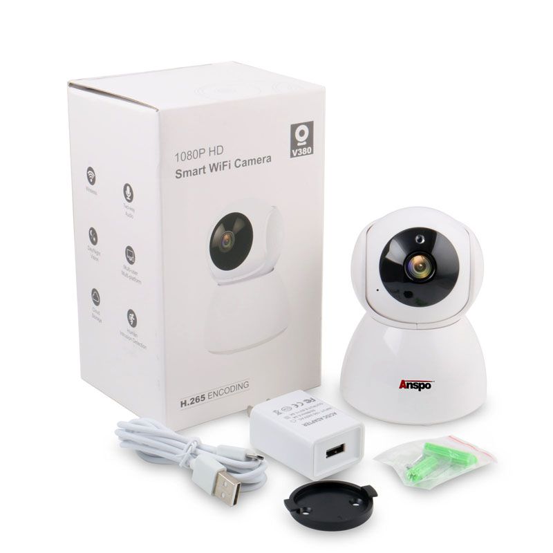 Anspo Wireless Home CCTV IP Camera Pan Tilt Network Surveillance IR ...