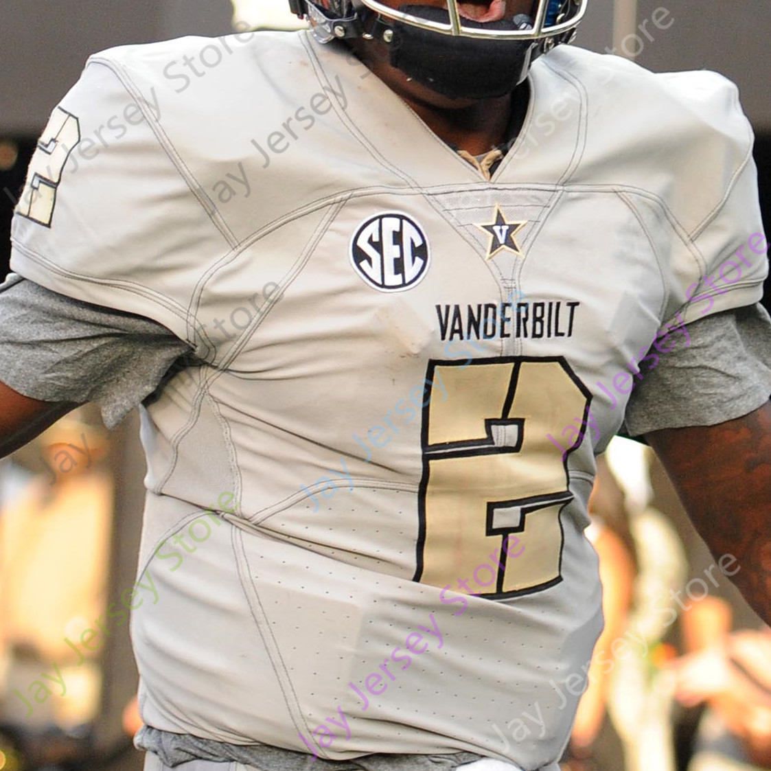 Custom Vanderbilt Commodores Football Jersey NCAA College Chris ...