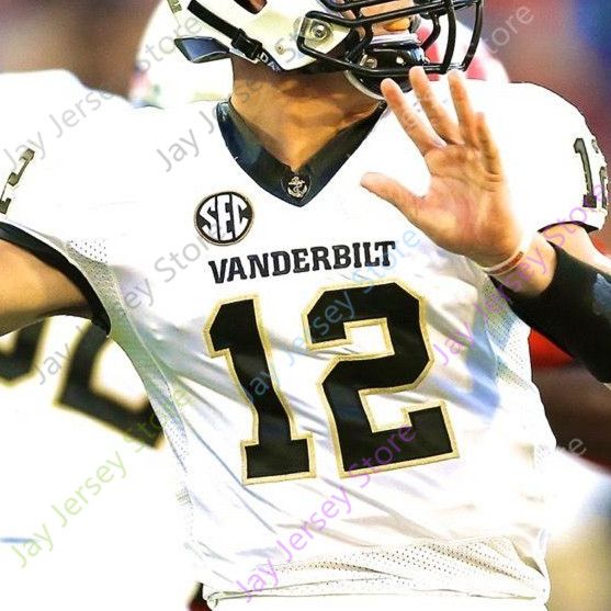 Custom Vanderbilt Commodores Football Jersey NCAA College Chris ...