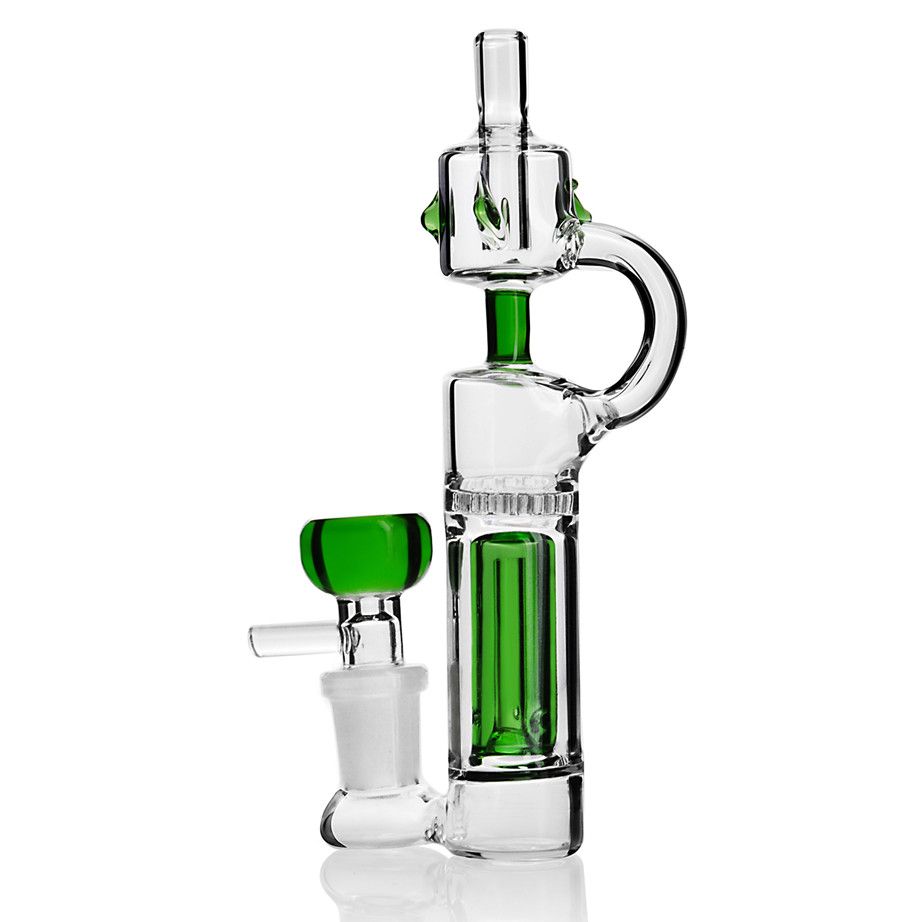 2020 5.9 Inchs Small Bong Honeycomb Perc Percolator Bongs Water Pipes ...