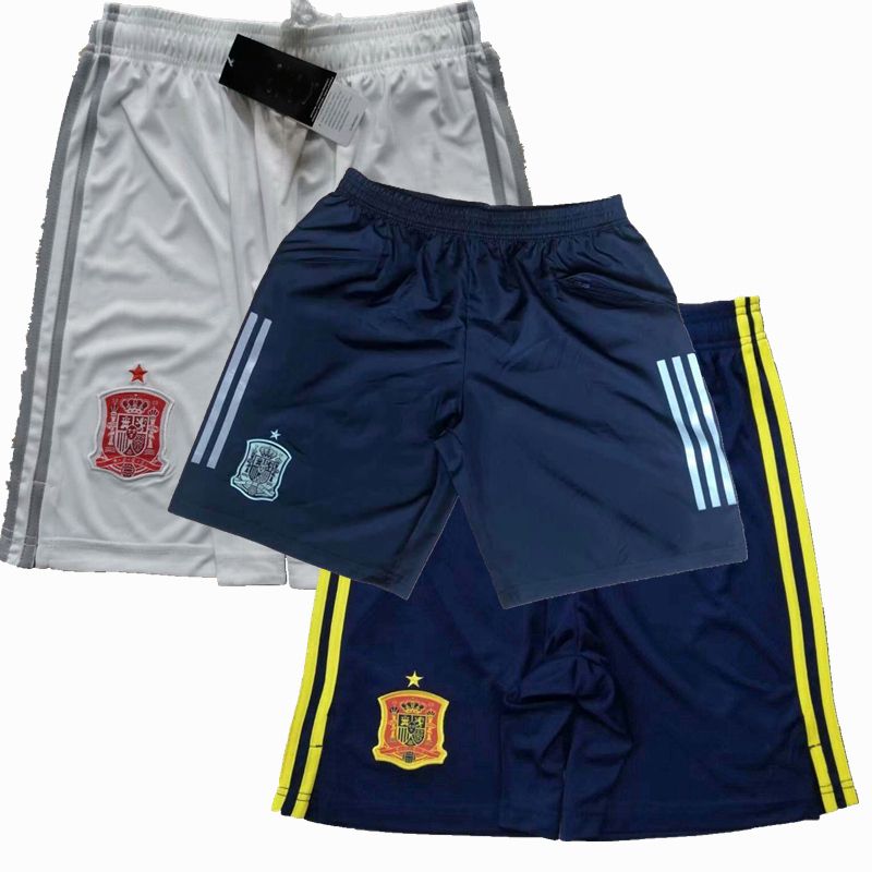 2020 Top New 2020 2021 Spain Soccer Shorts National Team 20 21 Home ...