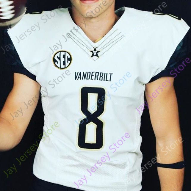 Custom Vanderbilt Commodores Football Jersey NCAA College Chris ...
