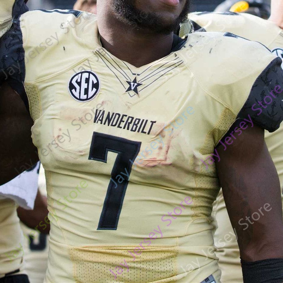 Custom Vanderbilt Commodores Football Jersey NCAA College Chris ...
