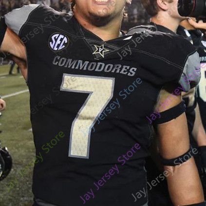 Custom Vanderbilt Commodores Football Jersey NCAA College Chris ...