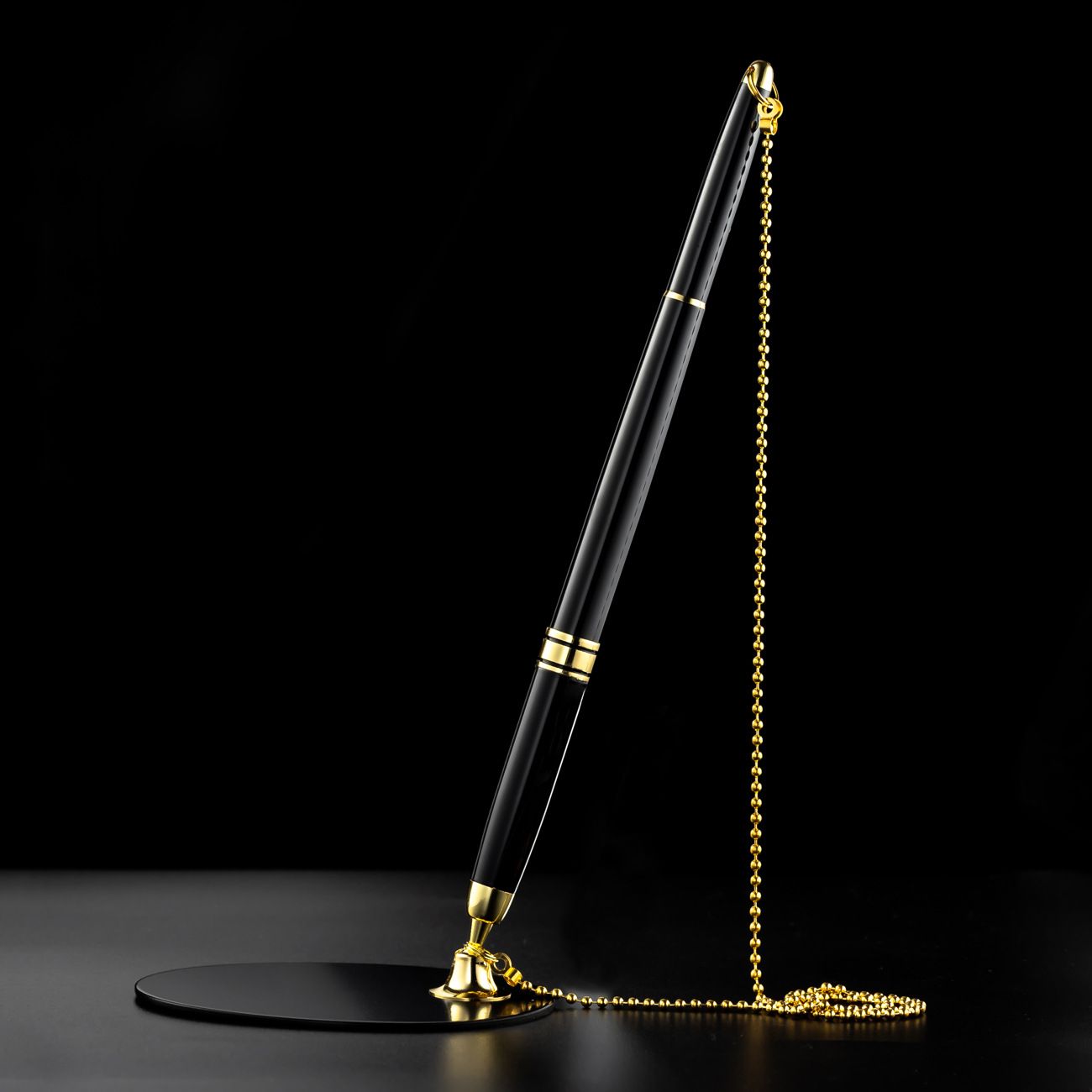 2021 18 X 8 X 2.5 Cm Metal Chain Table Pen, Signature Gel Pen, Water ...