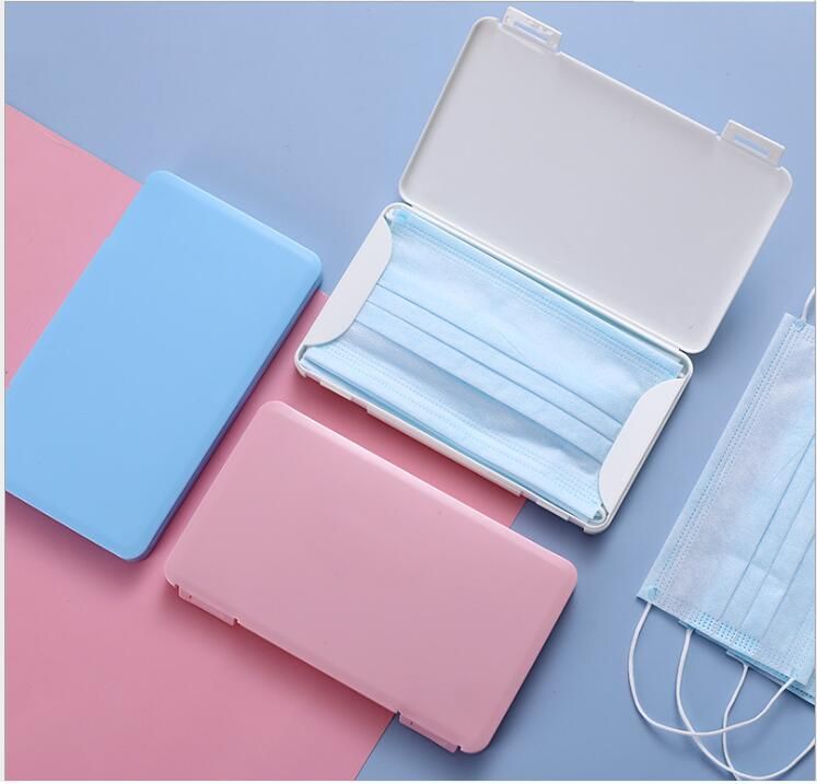 2021 Dustproof Mask Case Portable Disposable Face Masks Container Safe ...