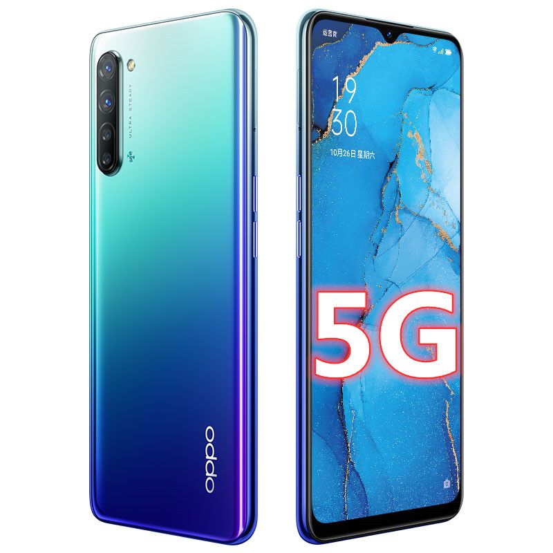 Best Original Oppo Reno 3 5G Mobile Phone 8GB RAM 128GB ROM MTK 1000L Octa Core Android 6.4 Full ...