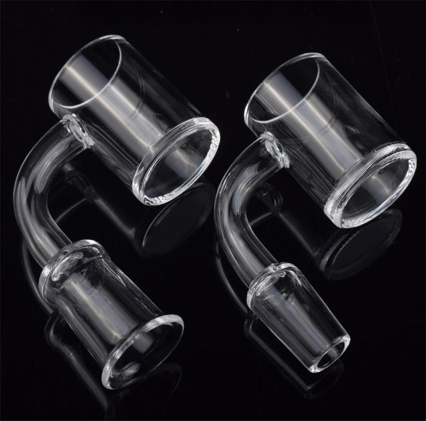 2021 90 Degree Glass Banger Clear Bottom Quartz Banger Nail 14mm Male ...