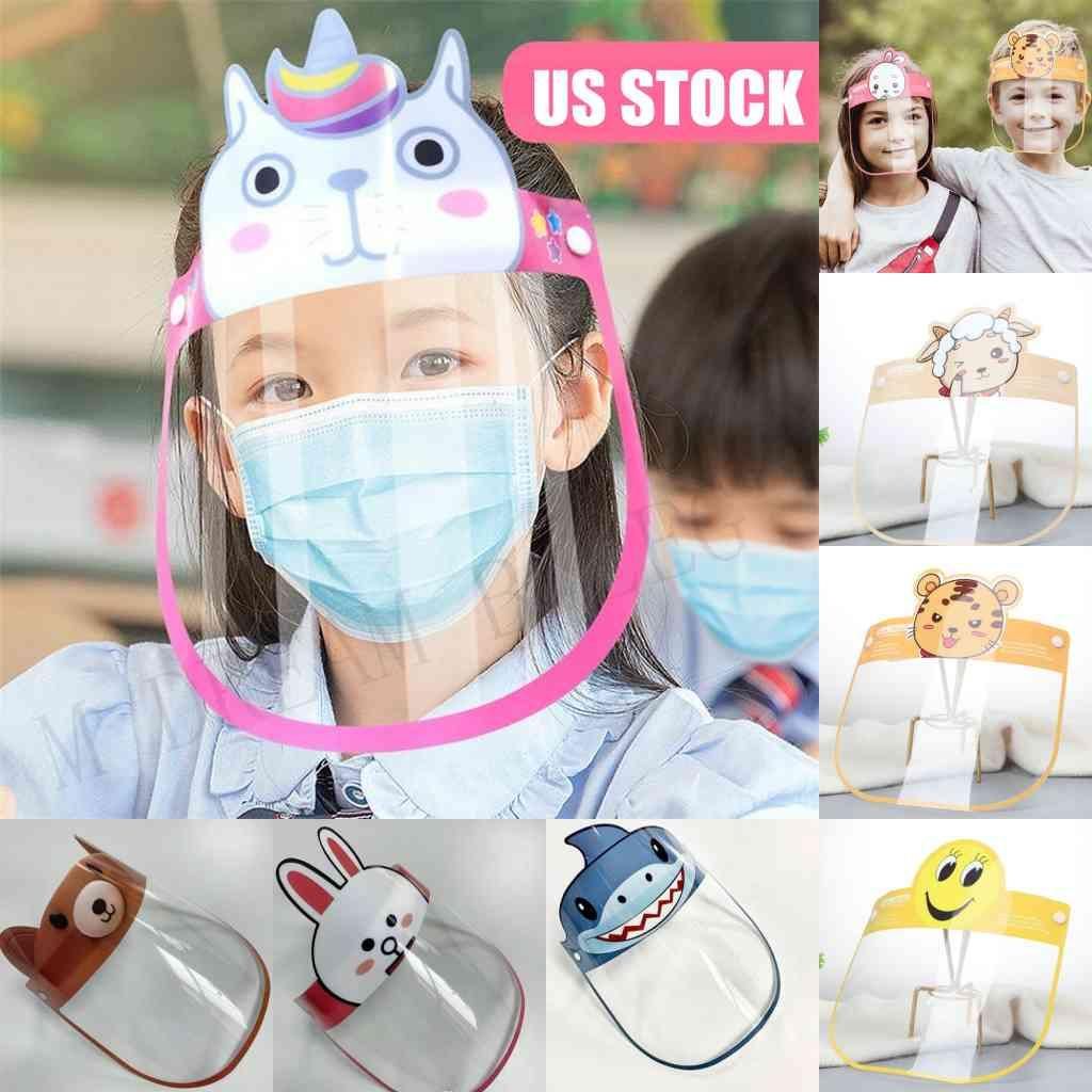 IN STOCK Kids Face Shield Masks Cartoon Designed Full Cover Face Masks ...