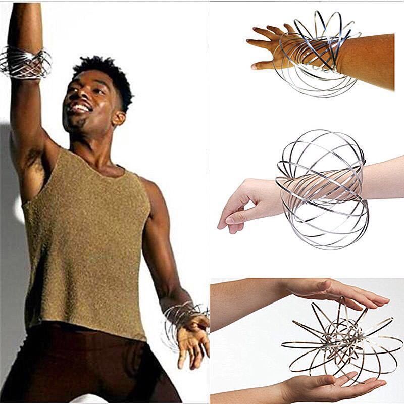 Magic Flow Ring Toys Toroflux Kinetic Spring Funny Outdoor Game ...