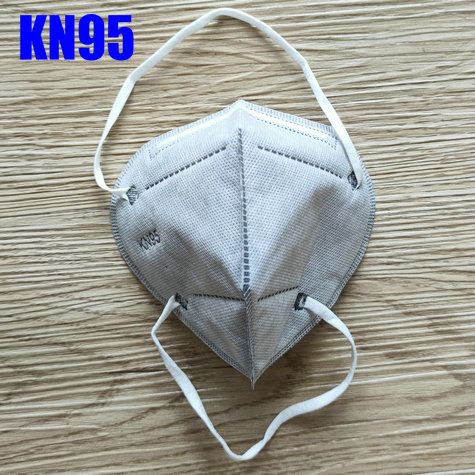 KN95 FFP2 Face Mask Headband Mask NO Ear Pain Activated Carbon Reusable Breathing Respirator ...