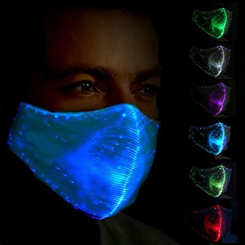 DHL Ship LED Anti Dust Mask Luminous Mask With USB Charge Masks ...