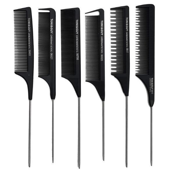 Professional Anti Static Rat Tail Comb Metal Hair Comb Hair Salon Use ...