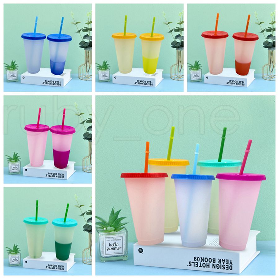 Discount 700ml Color Changing Cups 24oz Cold Cups Color Changing ...