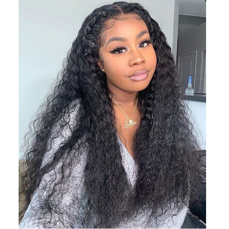 Middle Part Curly Hairstyles For Black Women