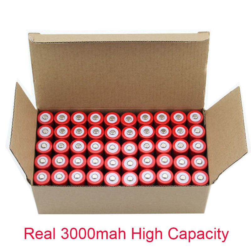UltraFire 18650 Real 3000mAh High Capacity 3.7V Li Ion Rechargeable ...