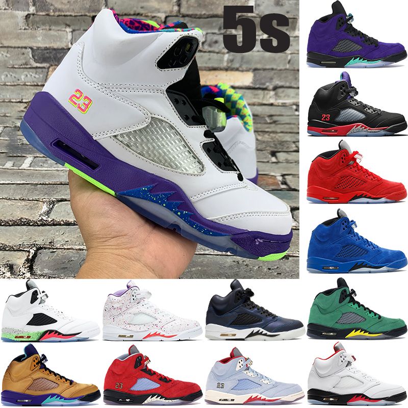5 5s Alternate Bel Grape Jumpman Men Basketball Shoes Travis Scotts Top ...