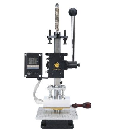 T Slot Hot Foil Stamping Machine Manual Leather Wood Letters Heat Press ...