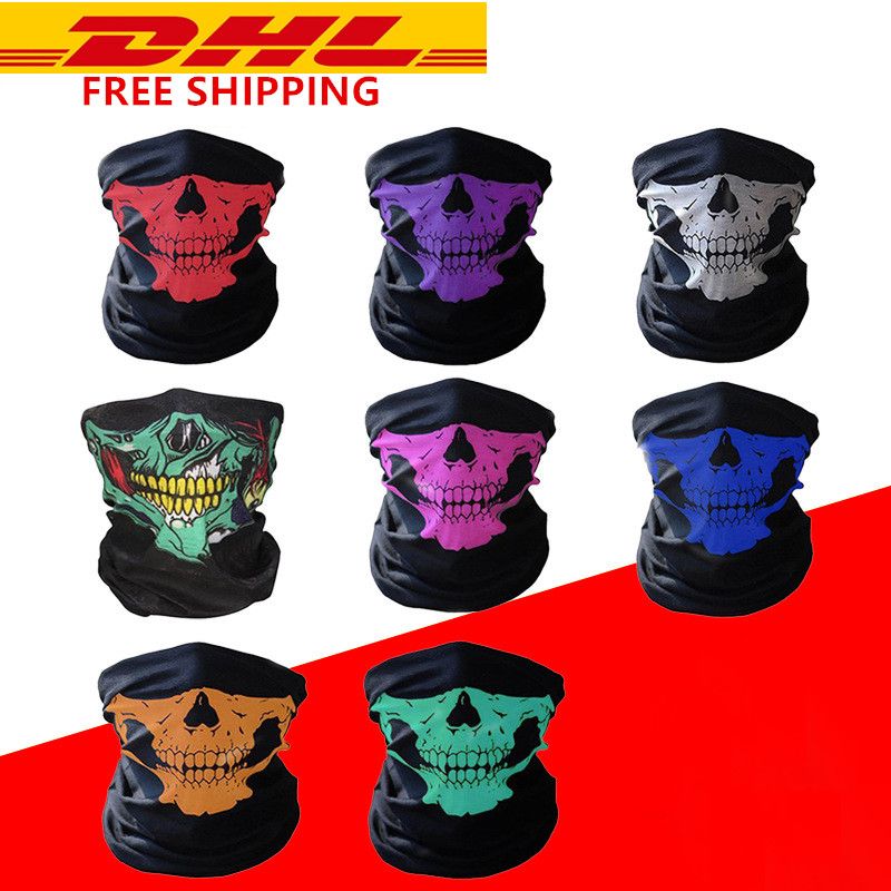 2021 Halloween Face Masks Festival Skeleton Skull Masks Outdoor ...