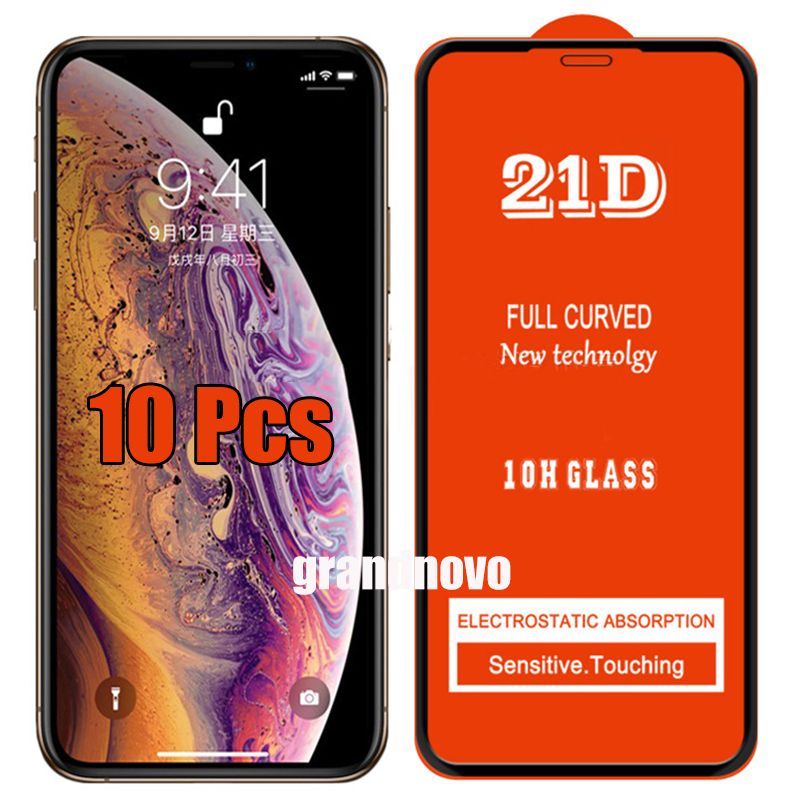 21D Full Glue Tempered Glass Curved Guard Real Full Coverage Screen ...