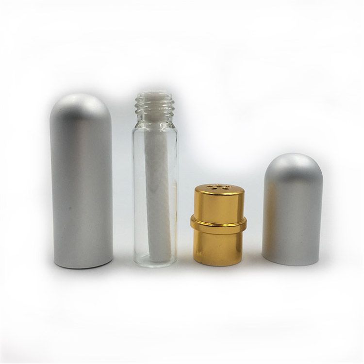 Aluminum Blank Nasal Inhaler Refillable Bottles For Aromatherapy ...