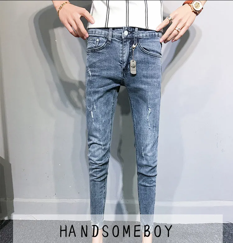 Mejor Precio En A Granel Denim Skinny Denim Jeans Hommes 2020 Pieds