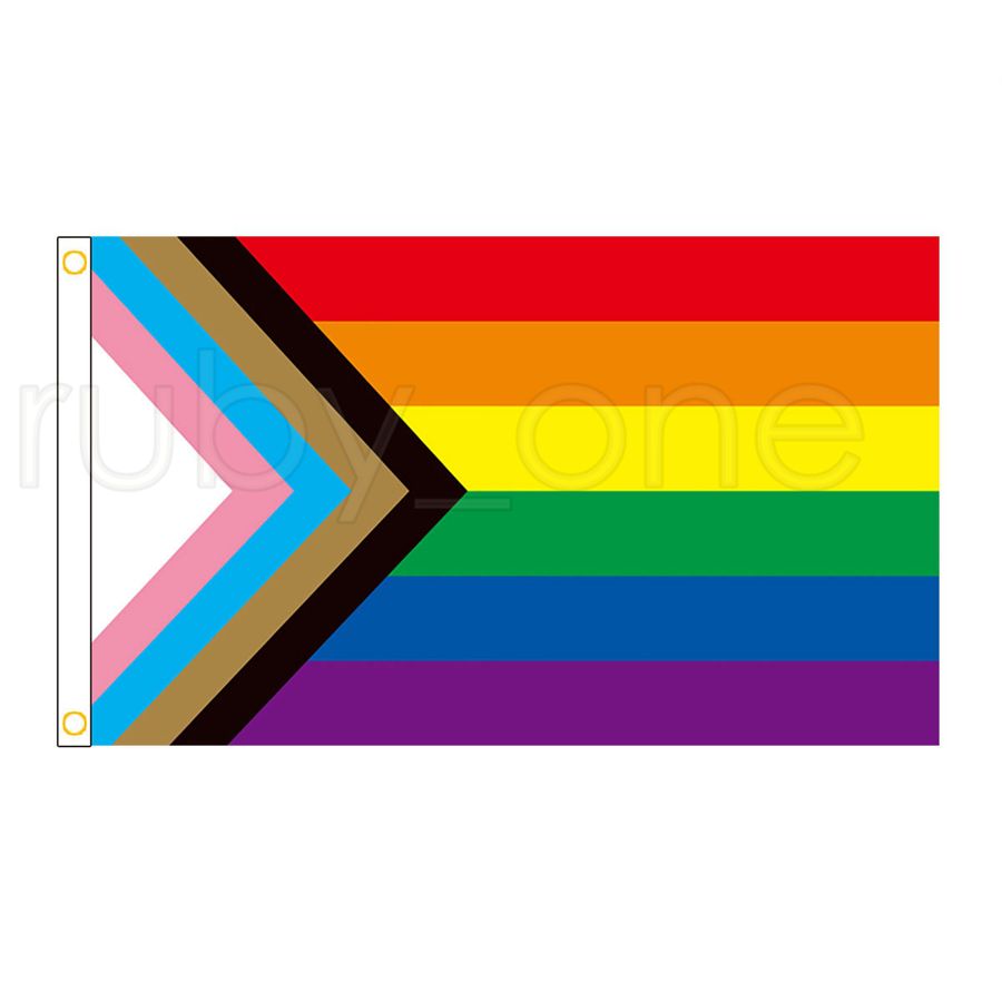 3x5fts Philadelphie Phily Drapeaux Droit Ally Progrès LGBT Arc En ...