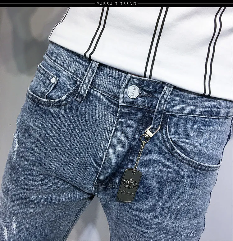 Mejor Precio En A Granel Denim Skinny Denim Jeans Hommes 2020 Pieds