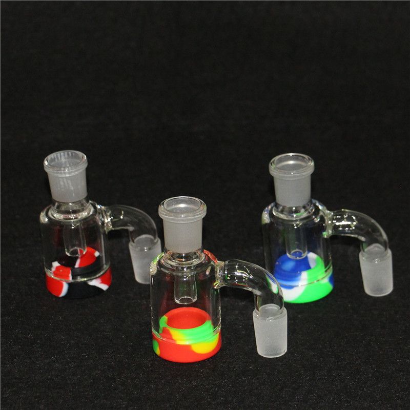 Dropshipping Handmade Glass Reclaim Catcher And 5ml Silicone Wax ...
