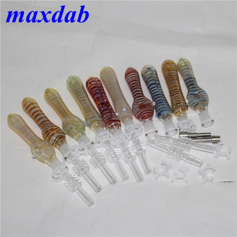 2021 10mm Joint Mini Nectar Collector Kit Micro NC Kits Glass Smoking ...