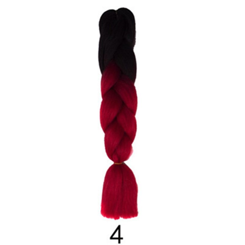 24 Inch Synthetic Braiding Hair Extensions Kanekalon Braiding Hair ...