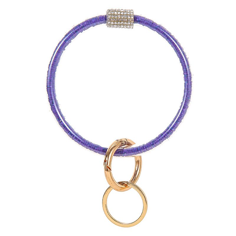 DHL Fashion Bracelet Keychain: 15 Styles Round Wristlet Keyring With ...